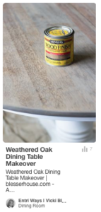 White Washed Maple Table | Entri Ways