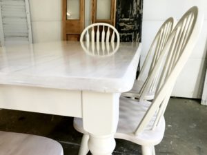 White Washed Maple Table | Entri Ways