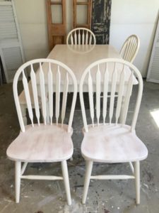 White Washed Maple Table | Entri Ways