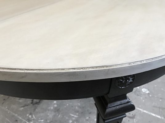 Achieving the Perfect Driftwood Gray for a Dining Table | Entri Ways